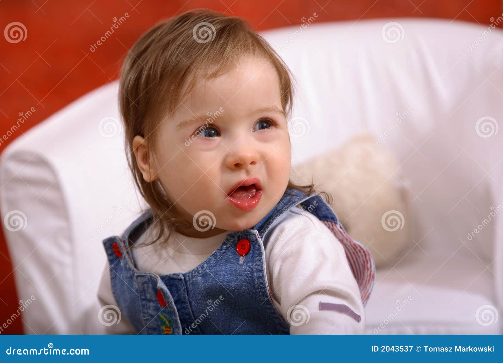 Happy Disabled Baby Girl stock image. Image of handicapped - 2043537