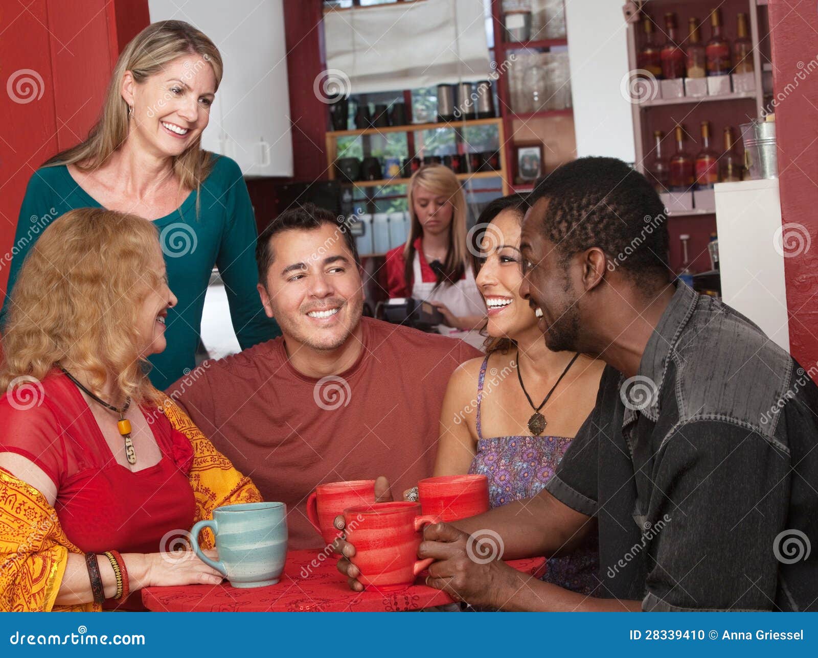Happy Diverse Group of Adults Stock Photo - Image of group, diverse ...