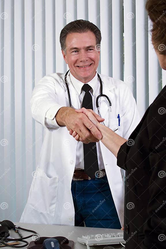 Happy Doc stock photo. Image of office, smile, greet, attire - 3569008