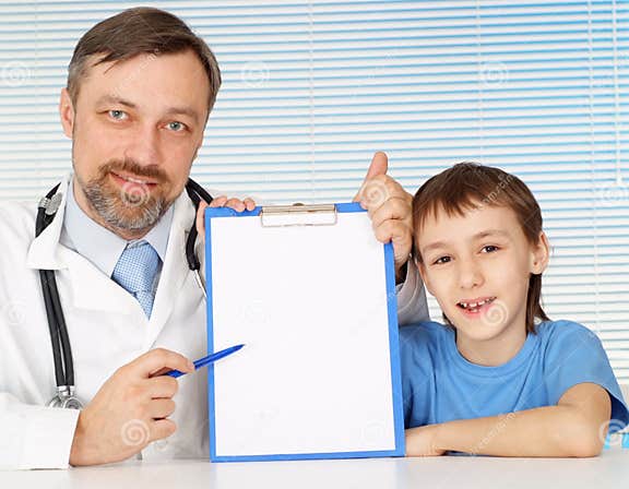 Happy doc in his office stock image. Image of healthy - 26370891