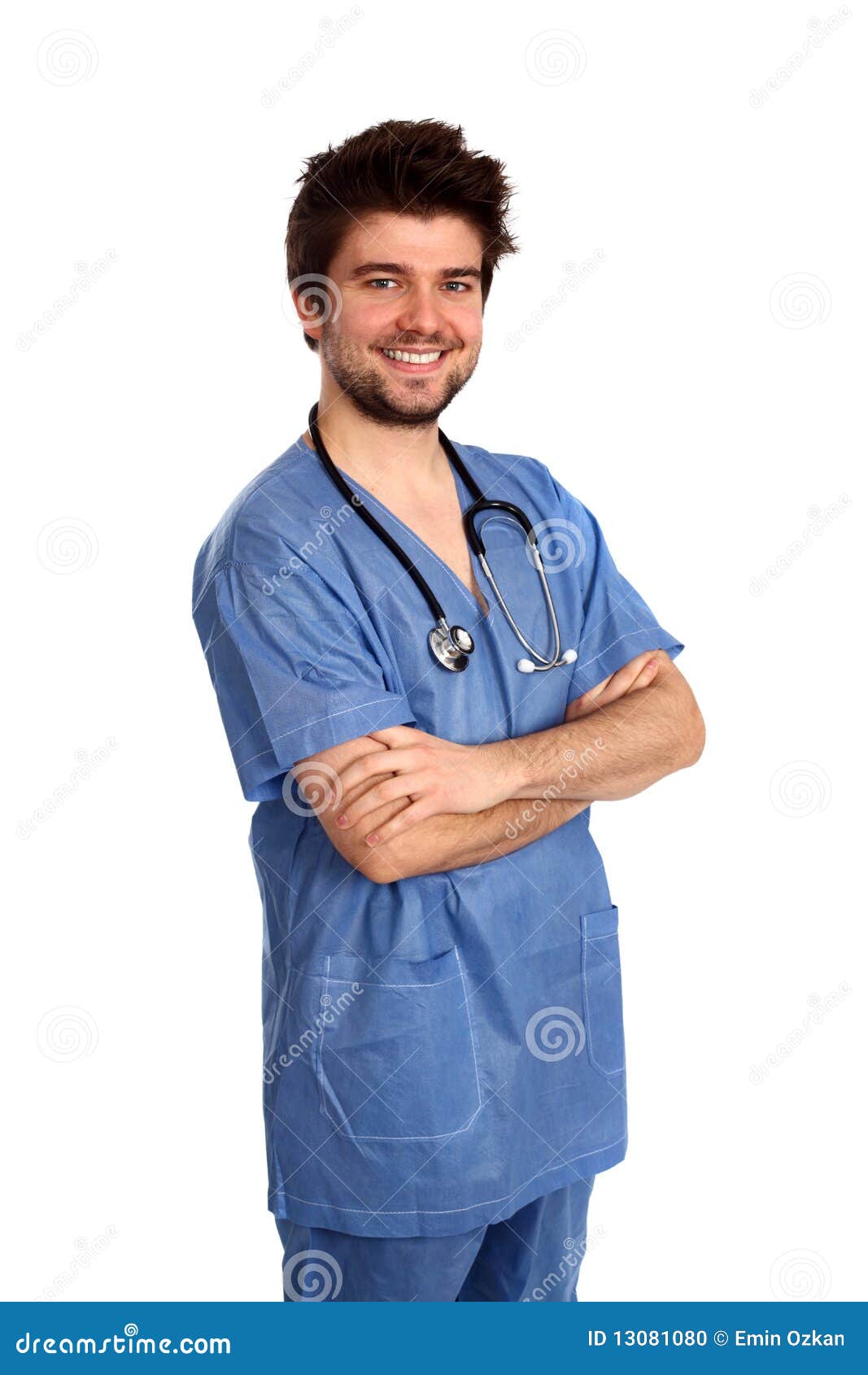 Happy Doctor stock photo. Image of medical, isolated - 13081080