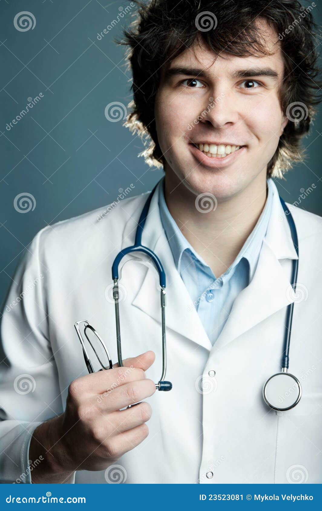 Happy doctor stock image. Image of responsibility, person - 23523081