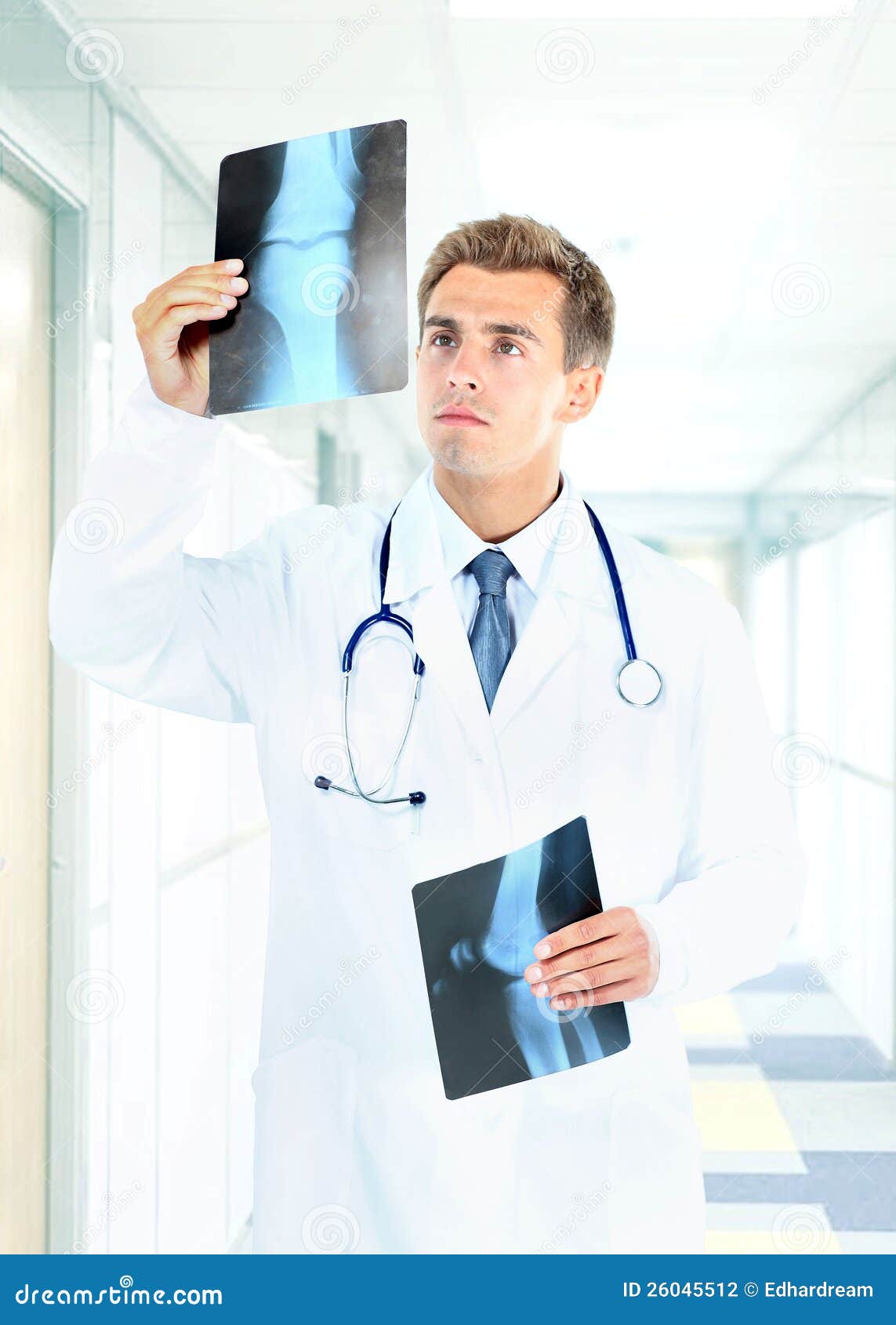 Happy doctor stock photo. Image of laboratory, female - 26045512