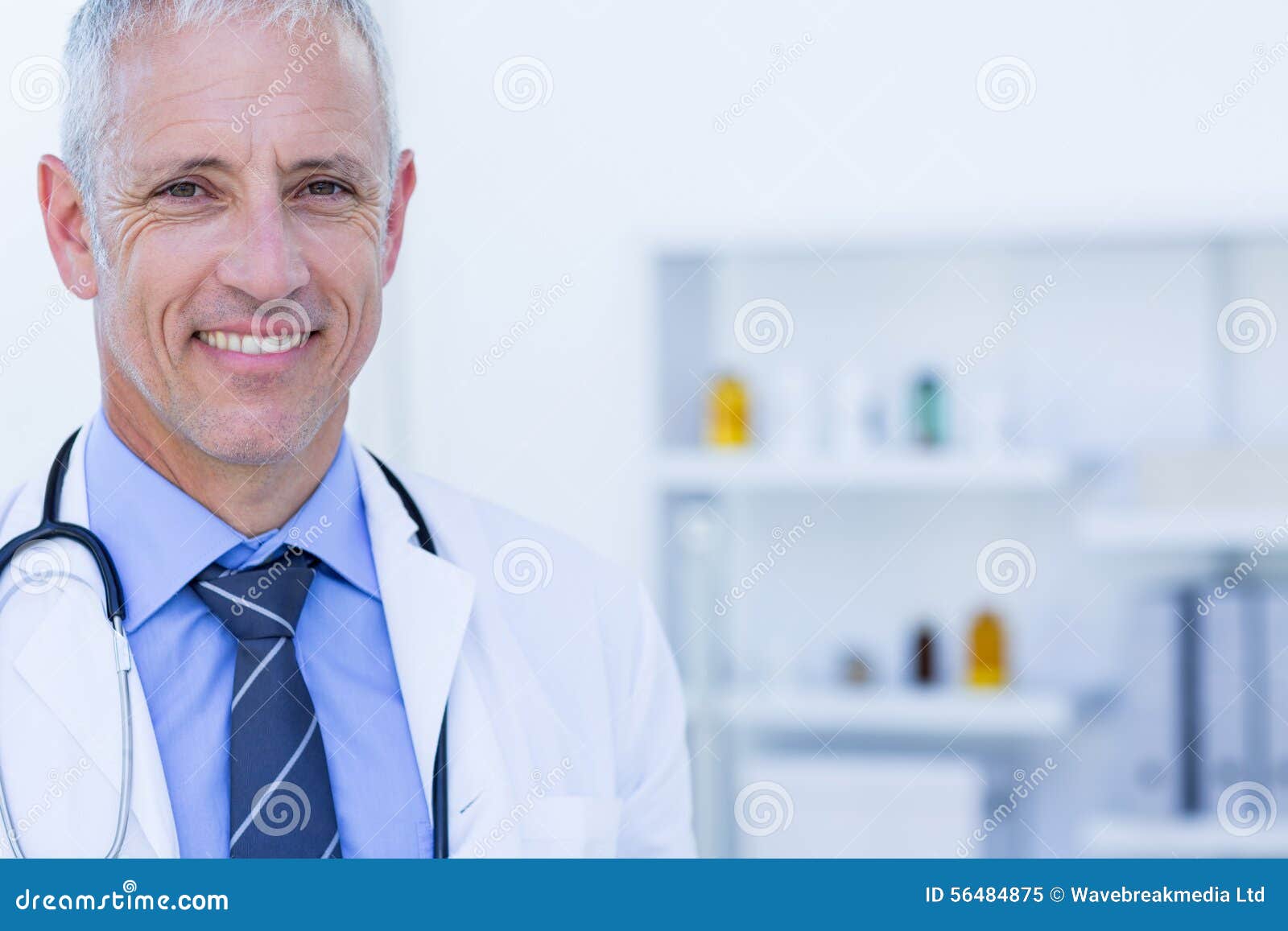 Happy Doctor Looking at Camera Stock Image - Image of confident ...