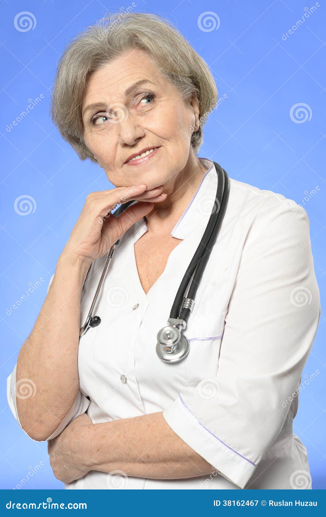 Happy doctor portrait stock image. Image of people, senior - 38162467