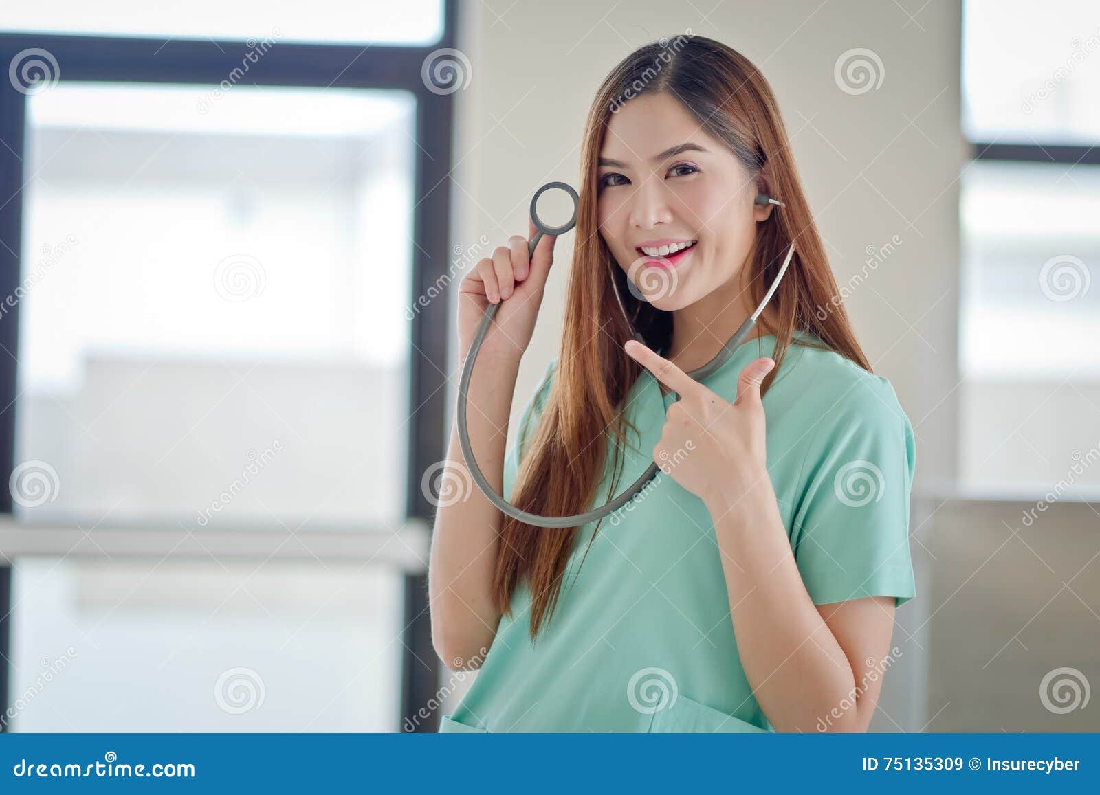 Happy Doctor Smiling at Camera Stock Image - Image of intern, heal ...