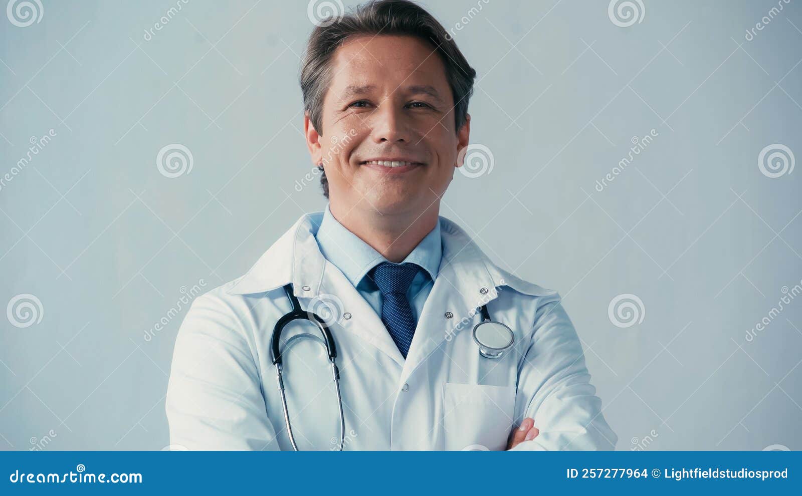 Happy Doctor in White Coat Smiling Stock Photo - Image of pleased ... Happy Doctor in White Coat Smiling Stock Photo - Image of pleased ...