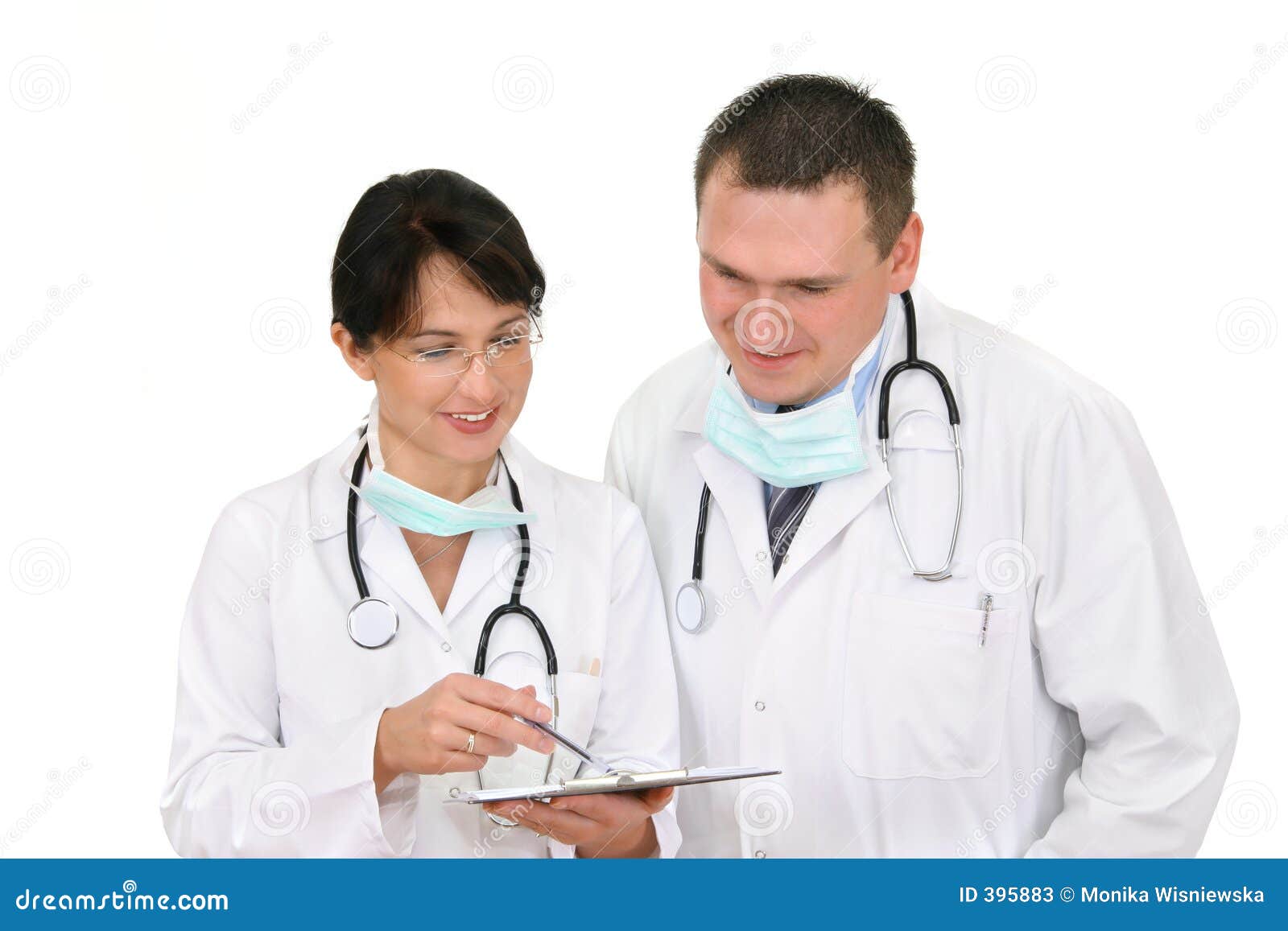 Happy Doctors stock image. Image of isolate, isolated, consultate - 395883