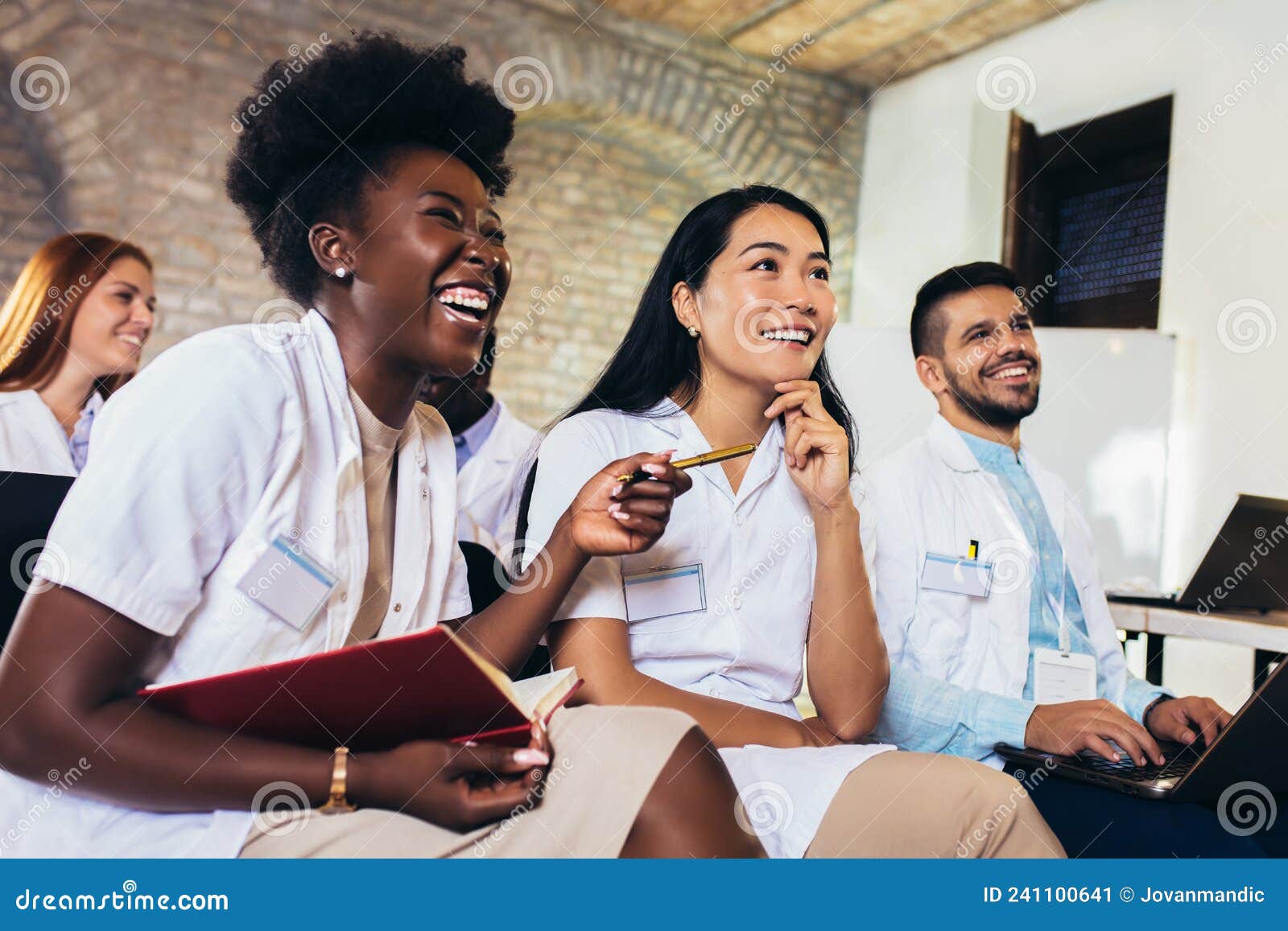 Doctors Attending a Seminar at Convention Center Stock Image - Image of ...