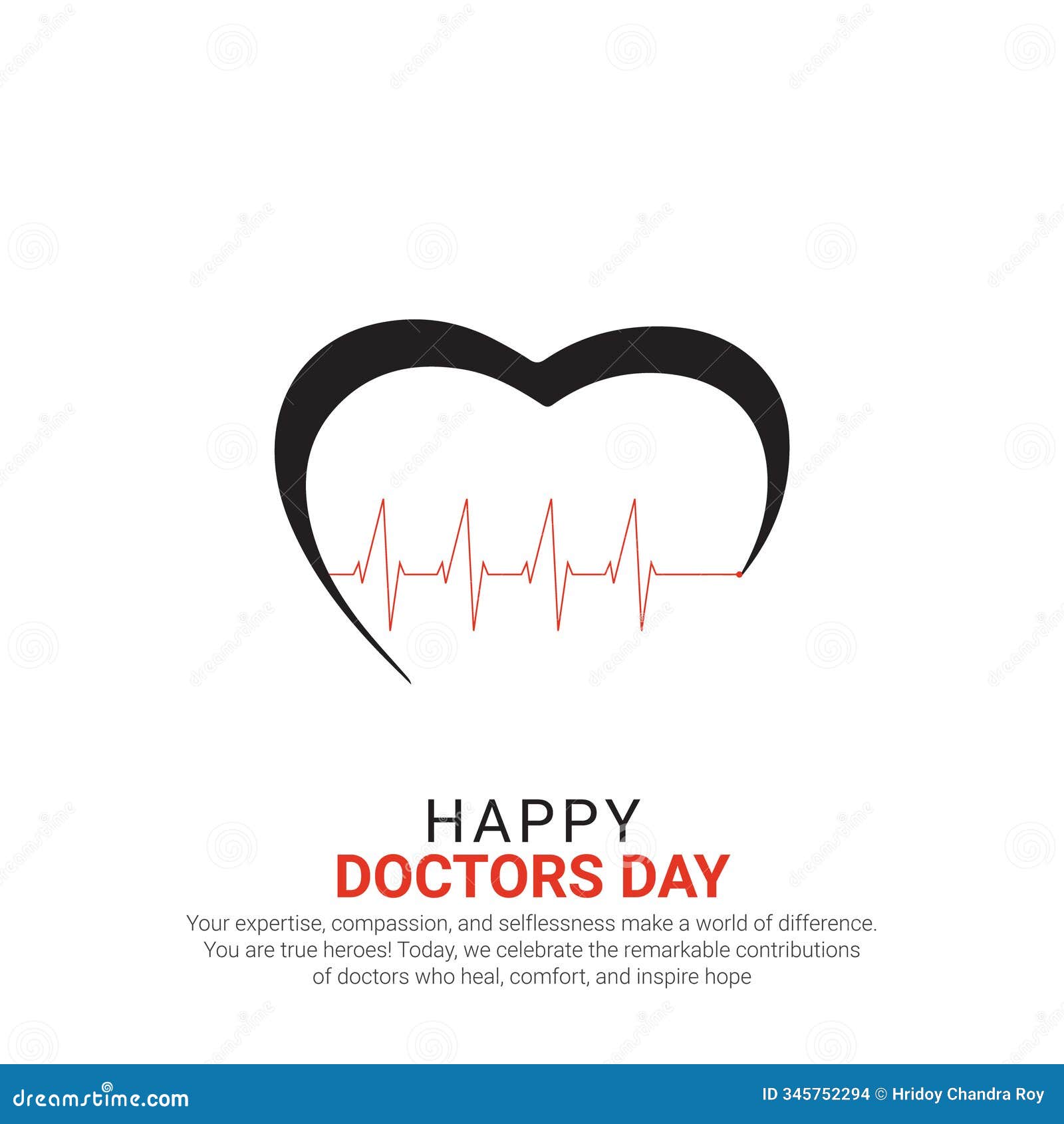 Happy Doctors Day Creative Ad Design Stock Illustration - Illustration ...