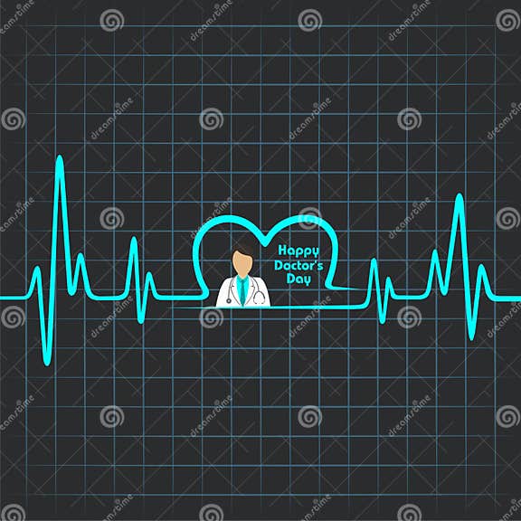 Happy Doctors Day 1 July Stock Vector Stock Vector Illustration Of