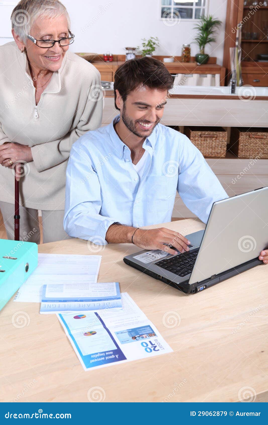 Happy doing accounting stock image. Image of 5560, smiling - 29062879