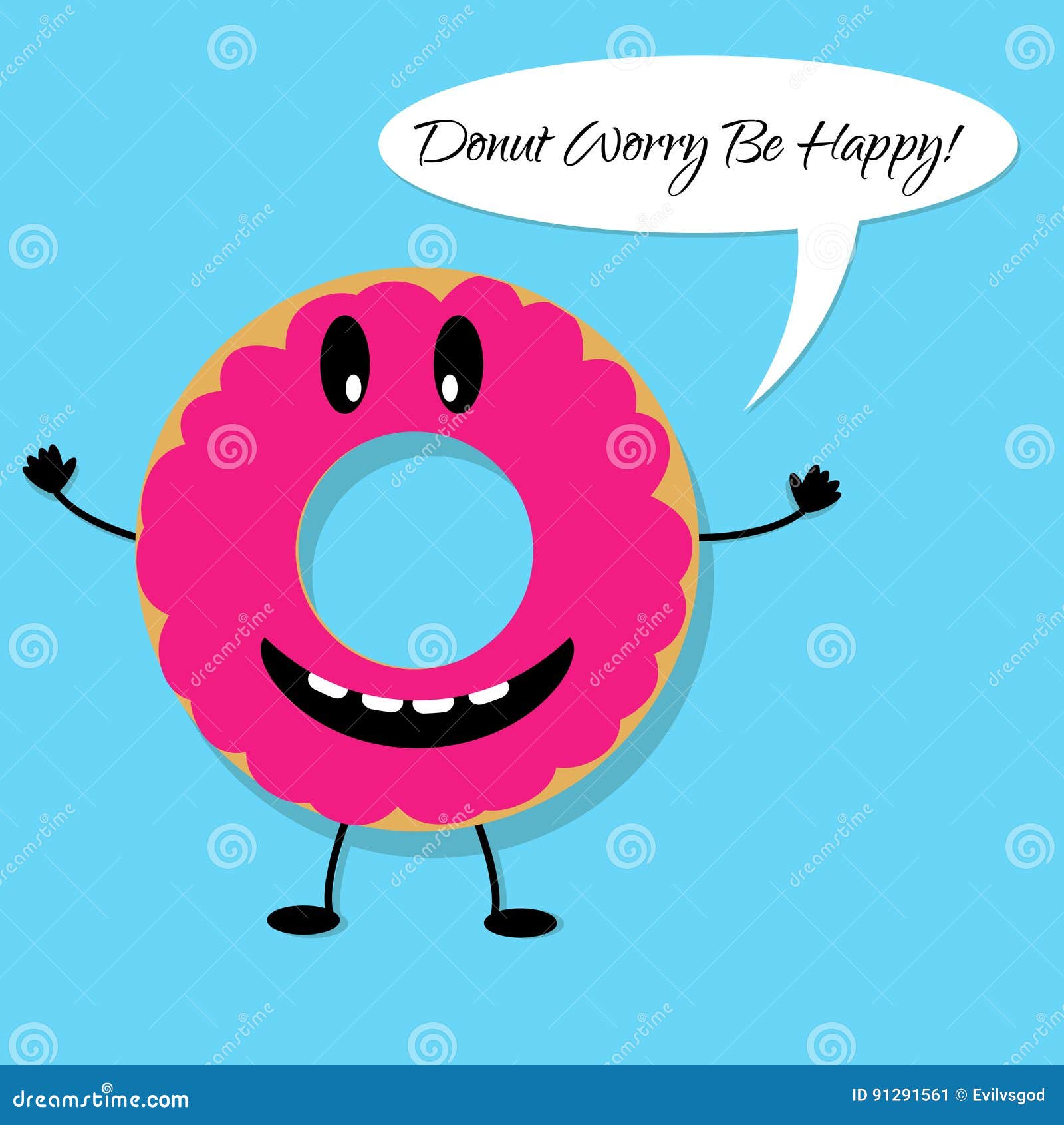 Happy donut day banner stock vector. Illustration of sweets - 91291561
