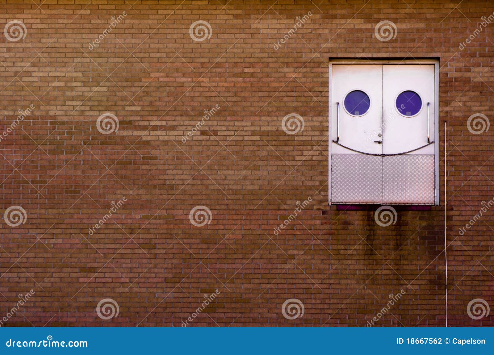 Happy door stock photo. Image of building, blue, inanimate - 18667562