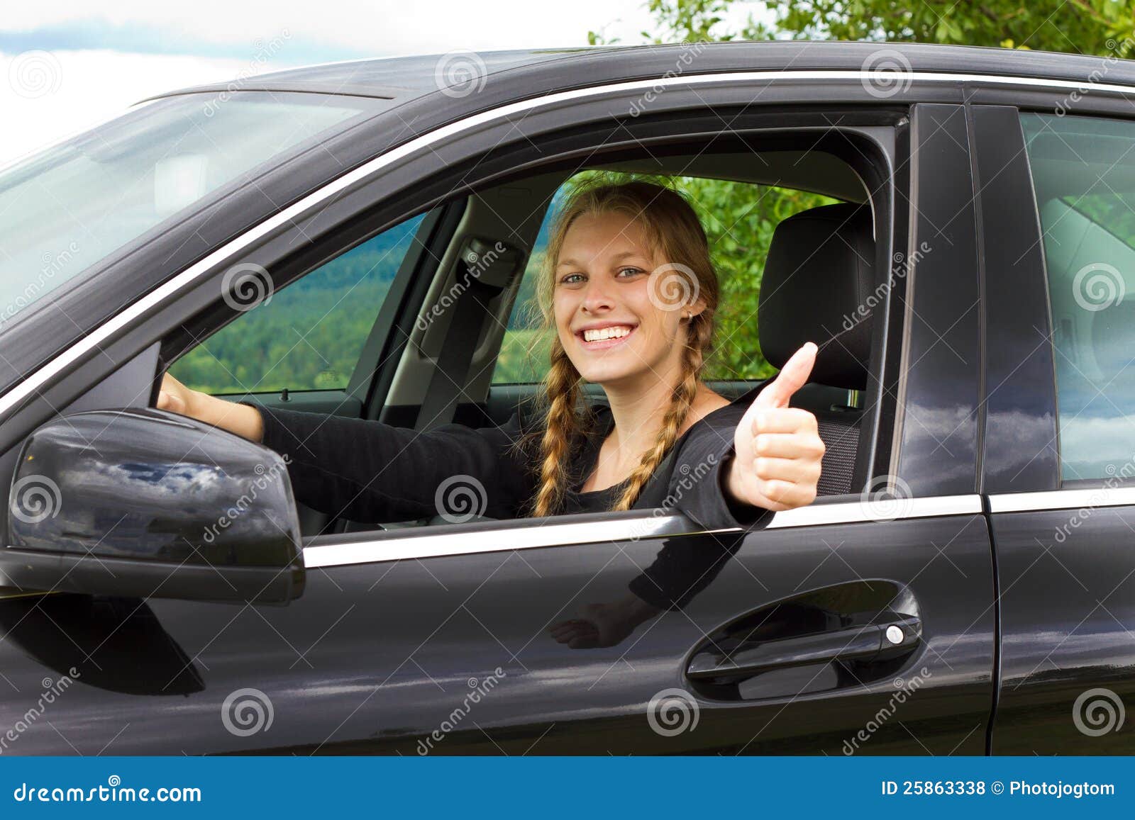 Happy driver stock photo. Image of insurance, expressing - 25863338