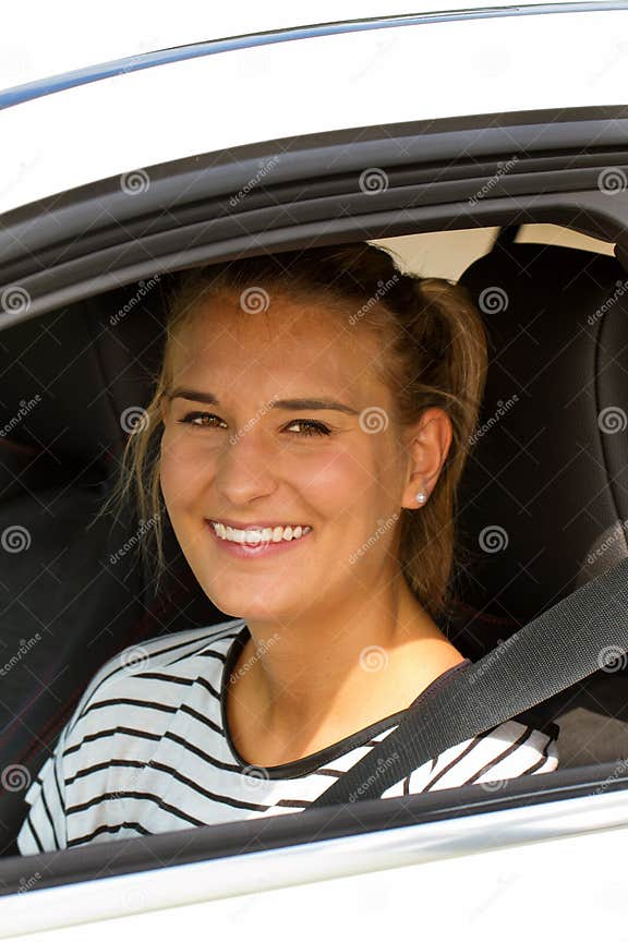 Happy driver stock image. Image of laughing, positivity - 38370619