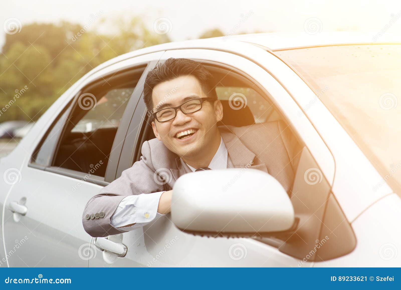 Happy driver smiling stock image. Image of looking, handsome - 89233621