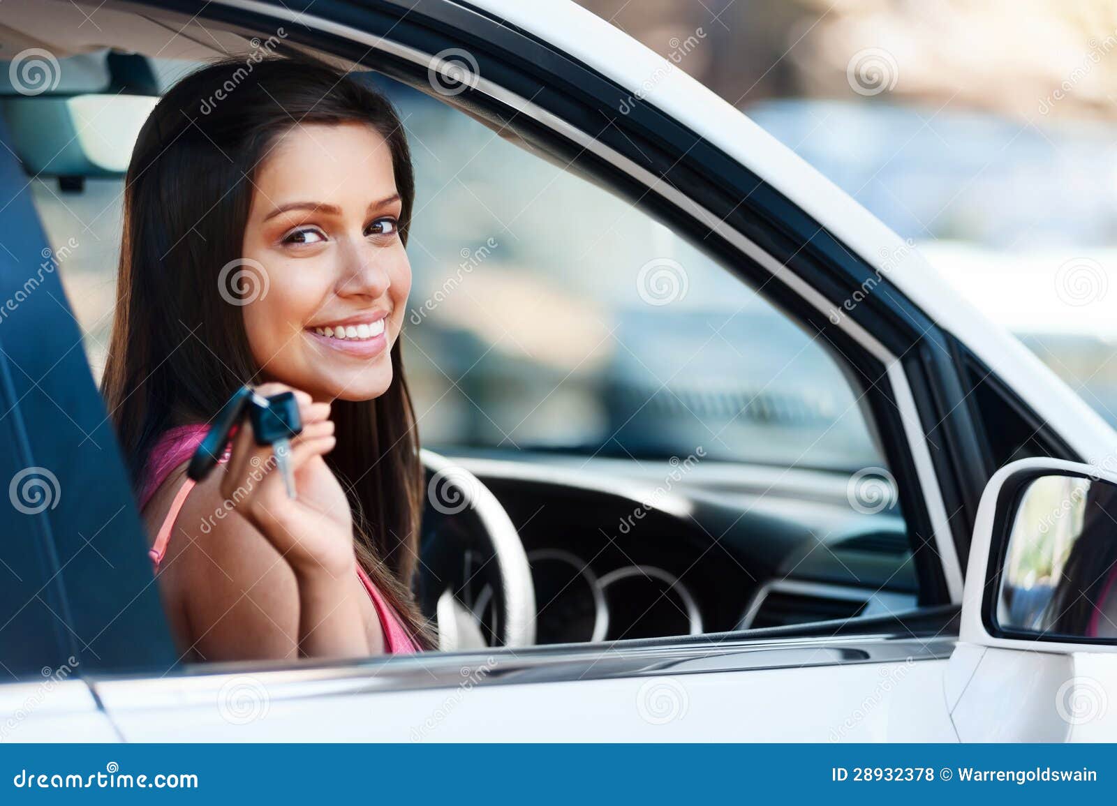 Happy driving portrait stock photo. Image of passed, charismatic - 28932378