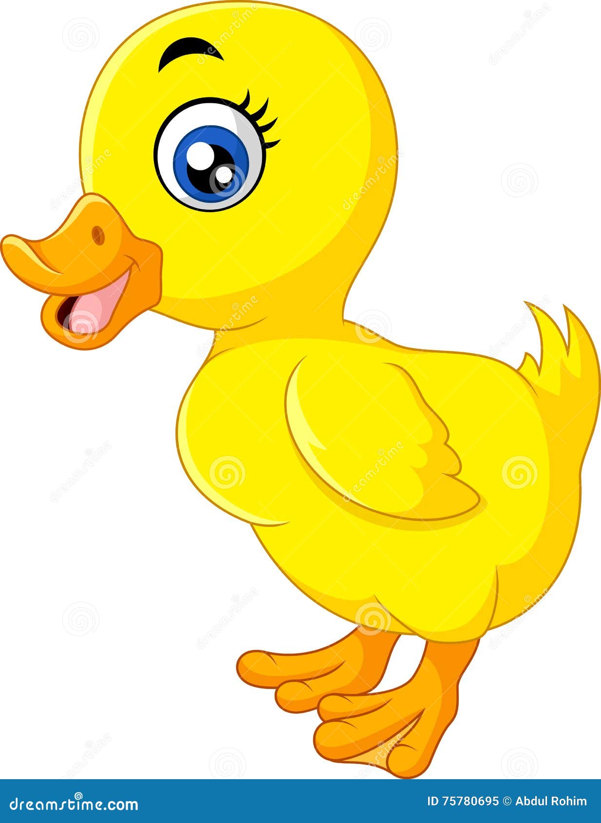 Happy Duck Cartoon | CartoonDealer.com #59157773
