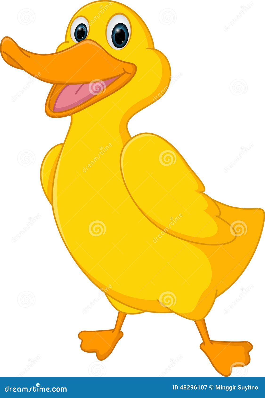 Happy Duck Cartoon | CartoonDealer.com #59157773