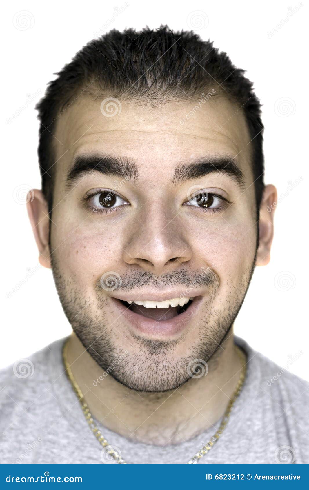 Happy Dude stock photo. Image of eyes, shirt, emotion - 6823212