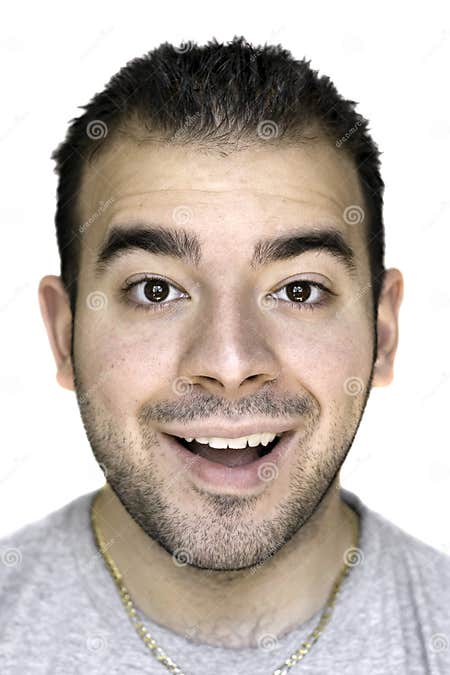 Happy Dude stock photo. Image of eyes, shirt, emotion - 6823212