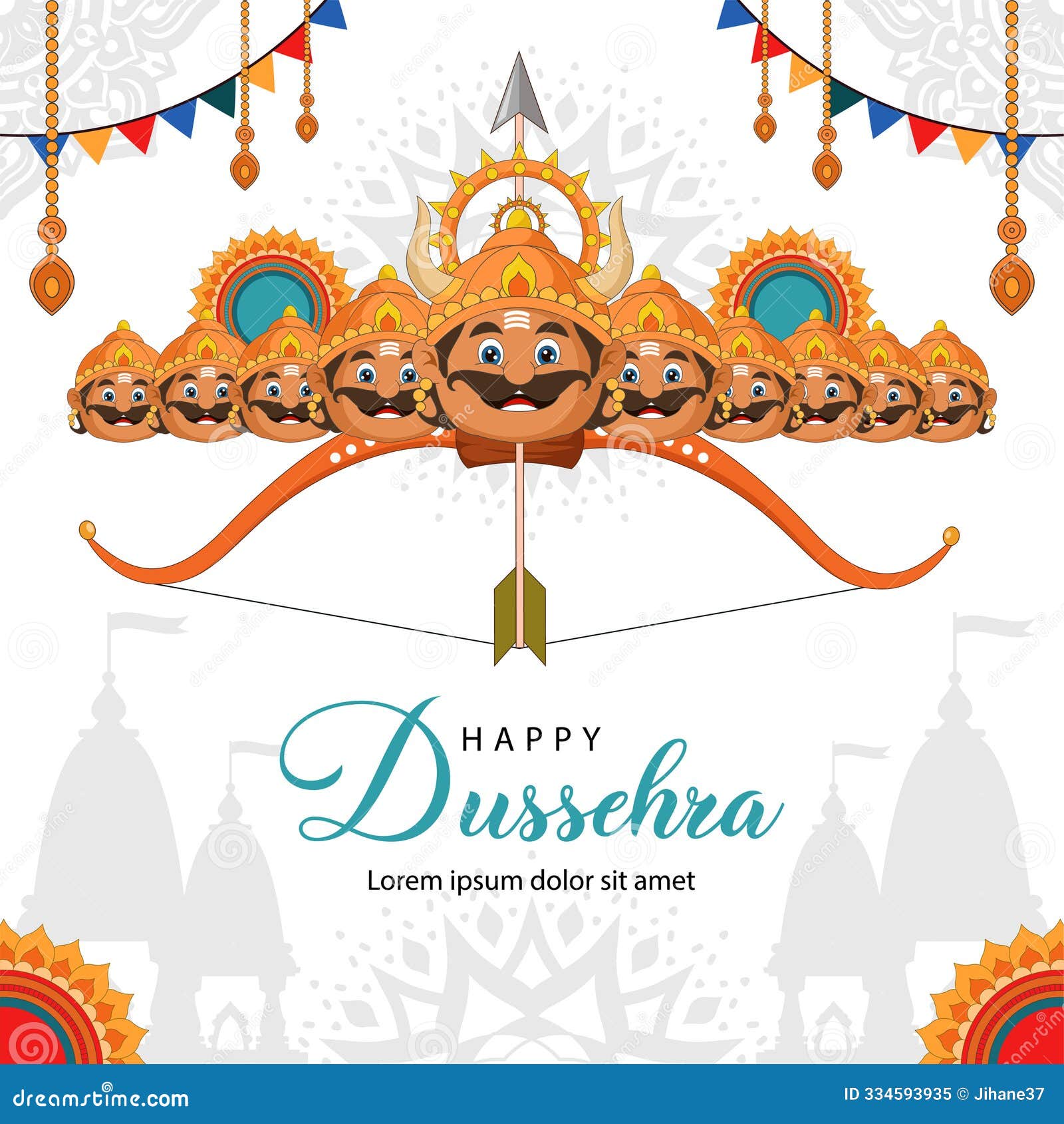 Happy Dussehra Vijayadashami Also Known As Dasahara, Dusshera, Dasara ...