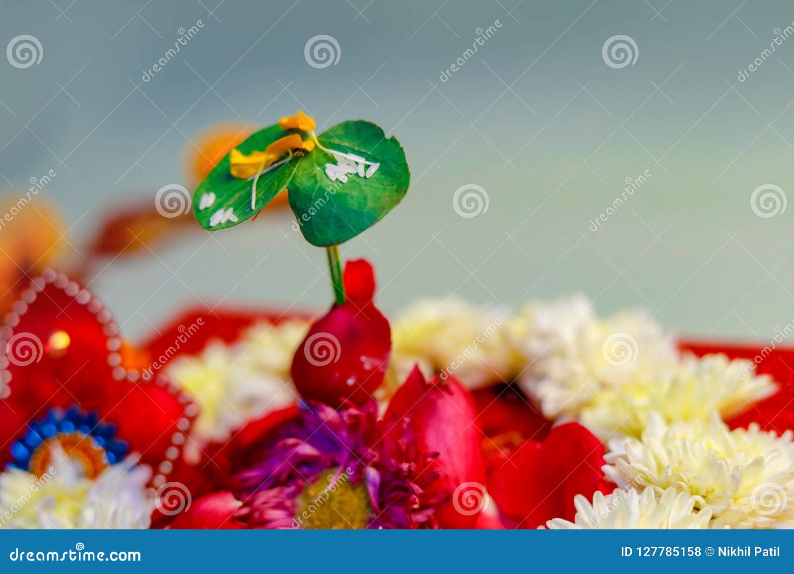Happy Dussehra Greeting Card , Green Leaf Stock Photo - Image of happy ...