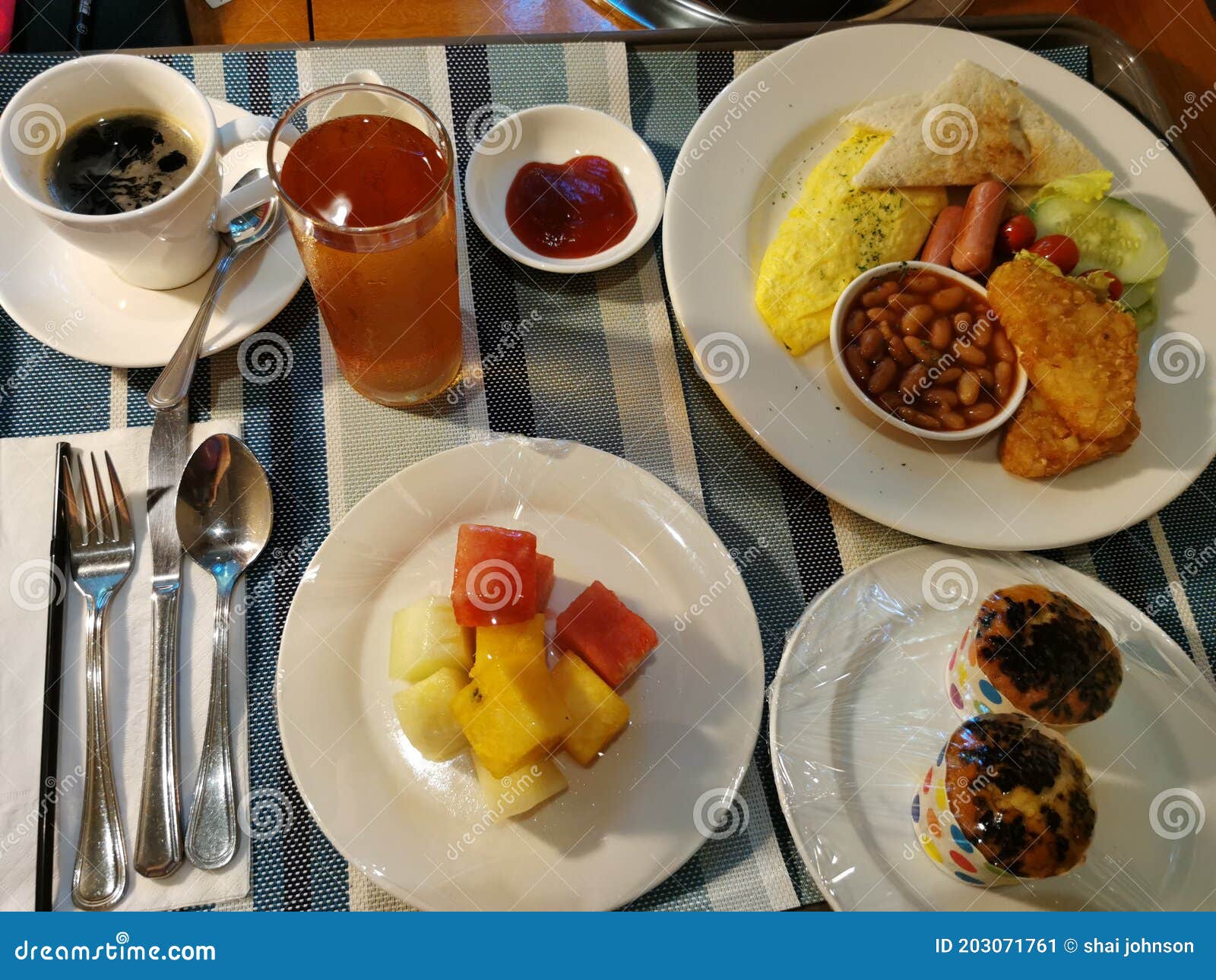 Happy Early Morning Breakfast Fiesta Stock Image - Image of fiesta ...