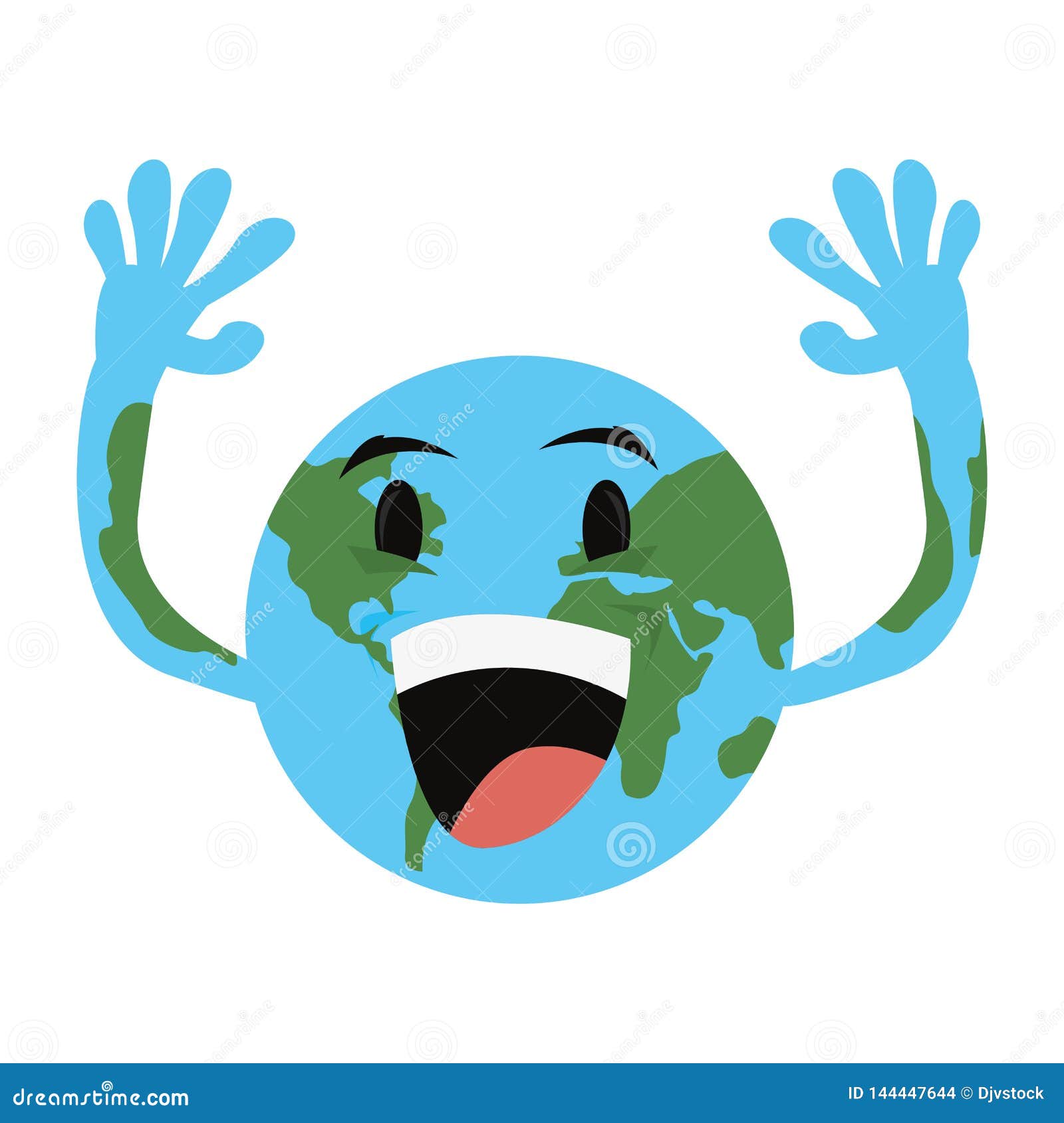Happy earth day stock illustration. Illustration of celebration - 144447644