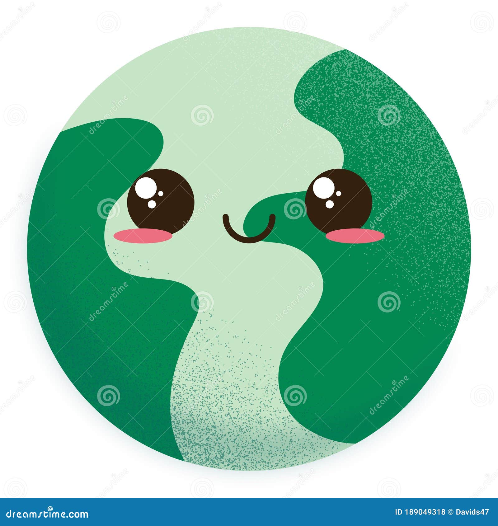 Happy earth planet cartoon stock vector. Illustration of cartoon ...