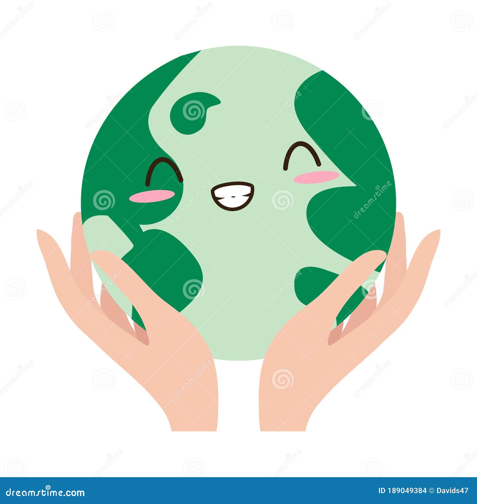 Happy earth planet cartoon stock vector. Illustration of cartoon ...