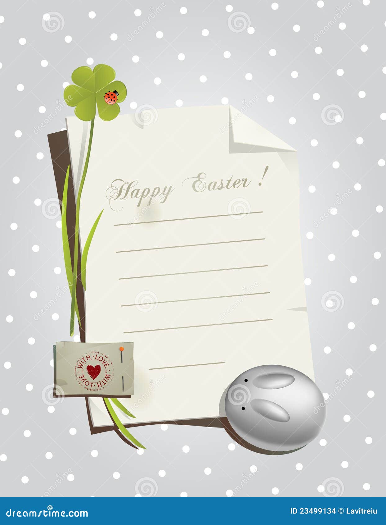 Happy easter! stock vector. Illustration of background - 23499134