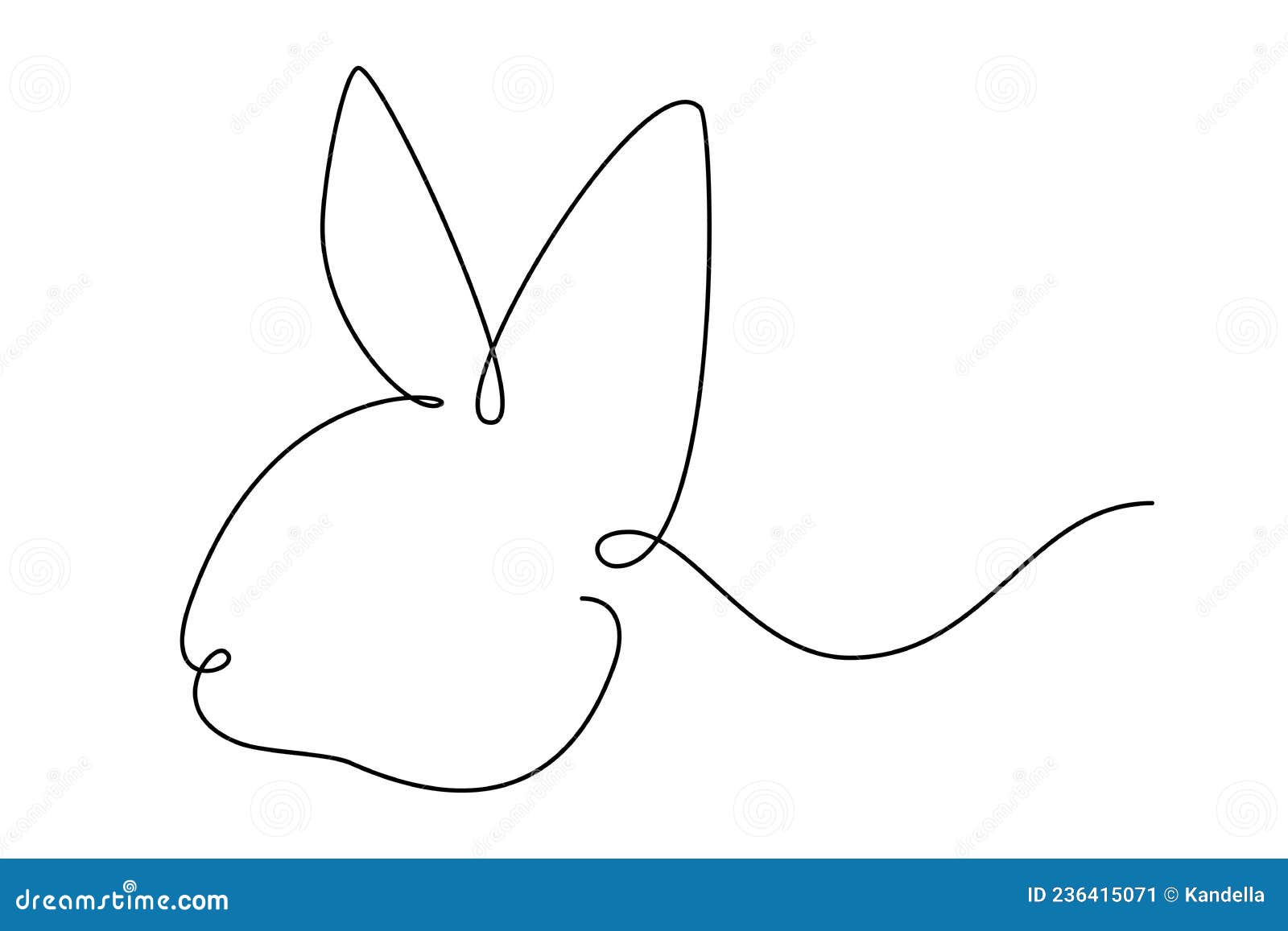 Happy easter bunny stock vector. Illustration of animal - 236415071