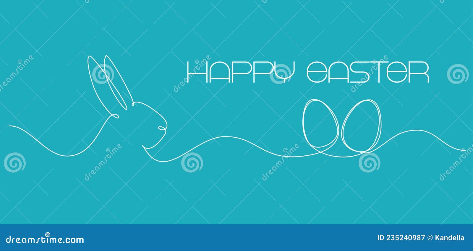 Happy easter bunny stock vector. Illustration of love - 235240987