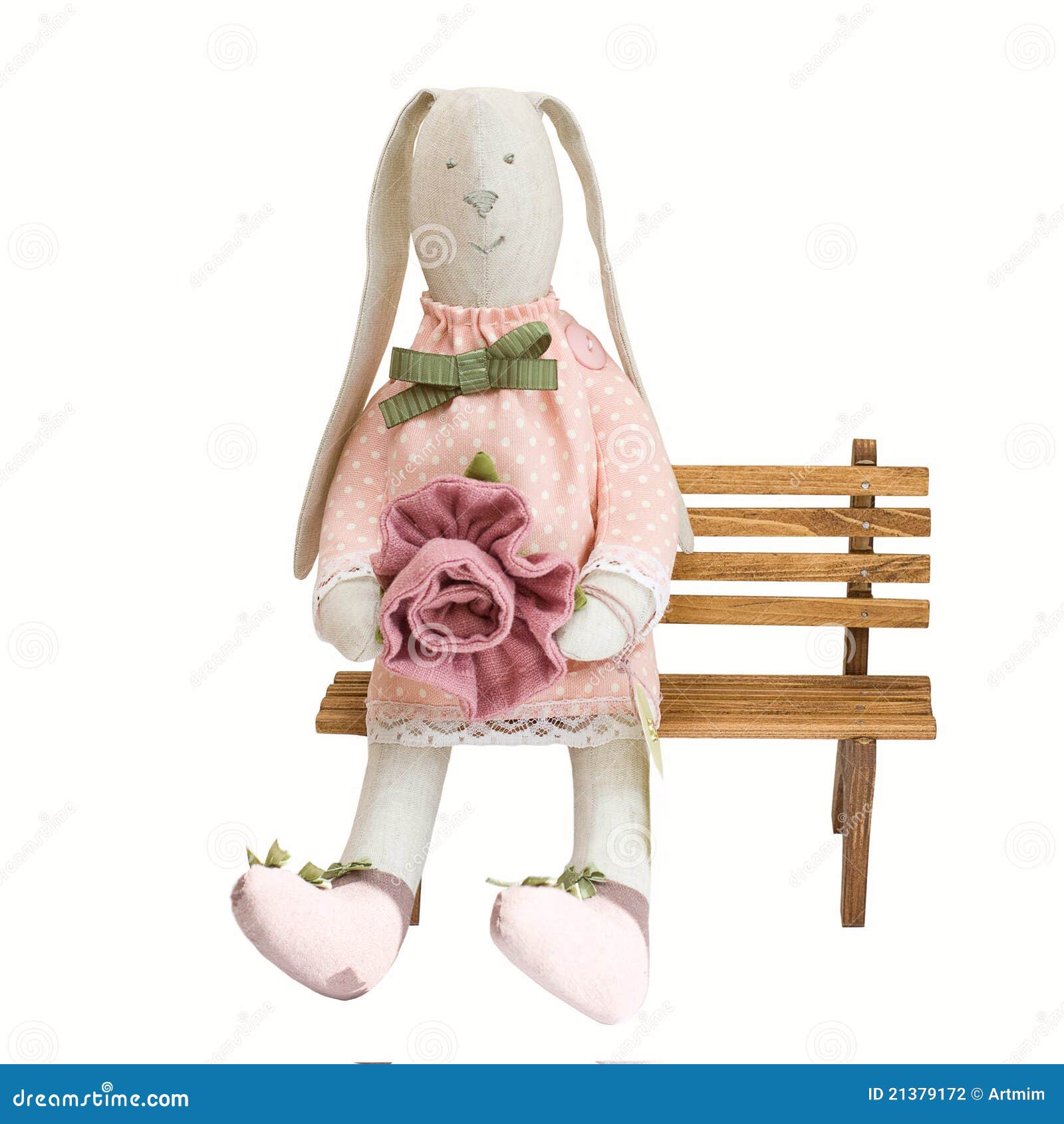 Happy Easter Bunny - Rabbit Toy Stock Photo - Image of background ...