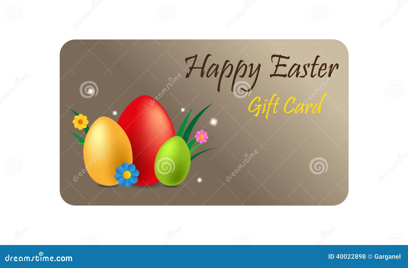 Happy easter card stock vector. Illustration of options - 40022898