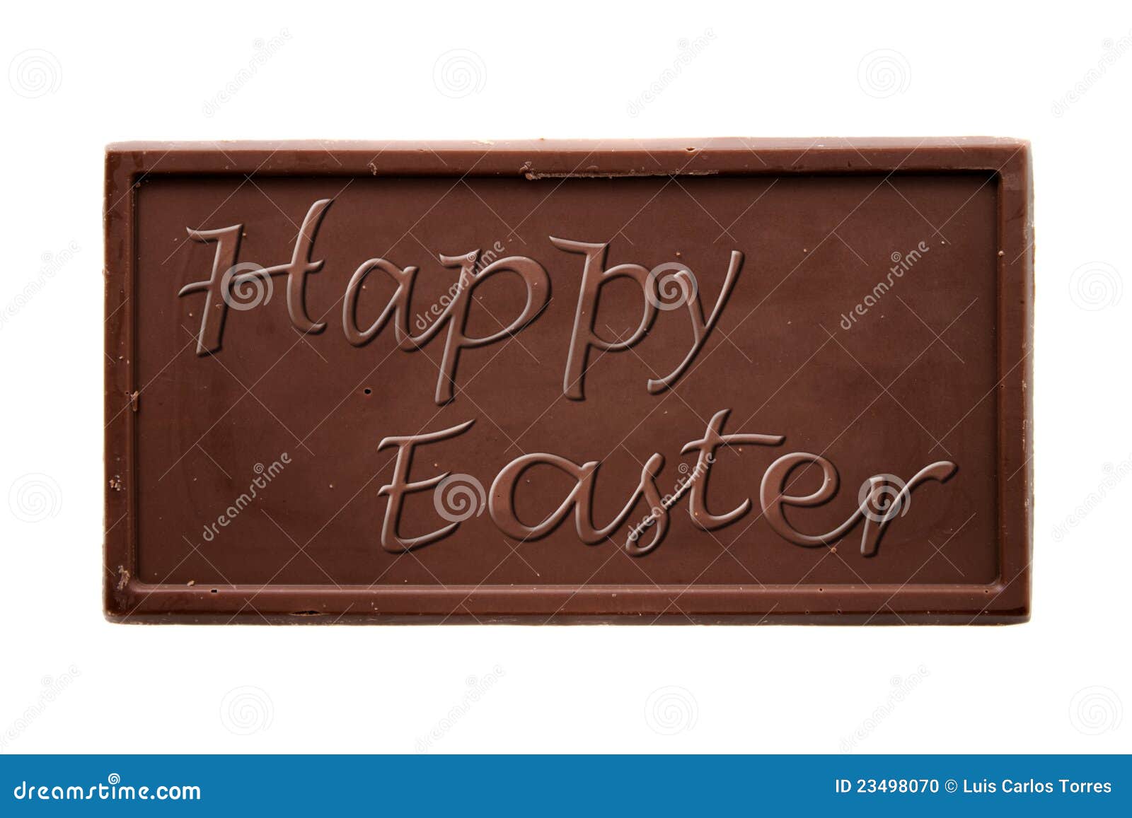 Happy Easter Chocolate Bar EN-US Stock Photo - Image of double, canto ...