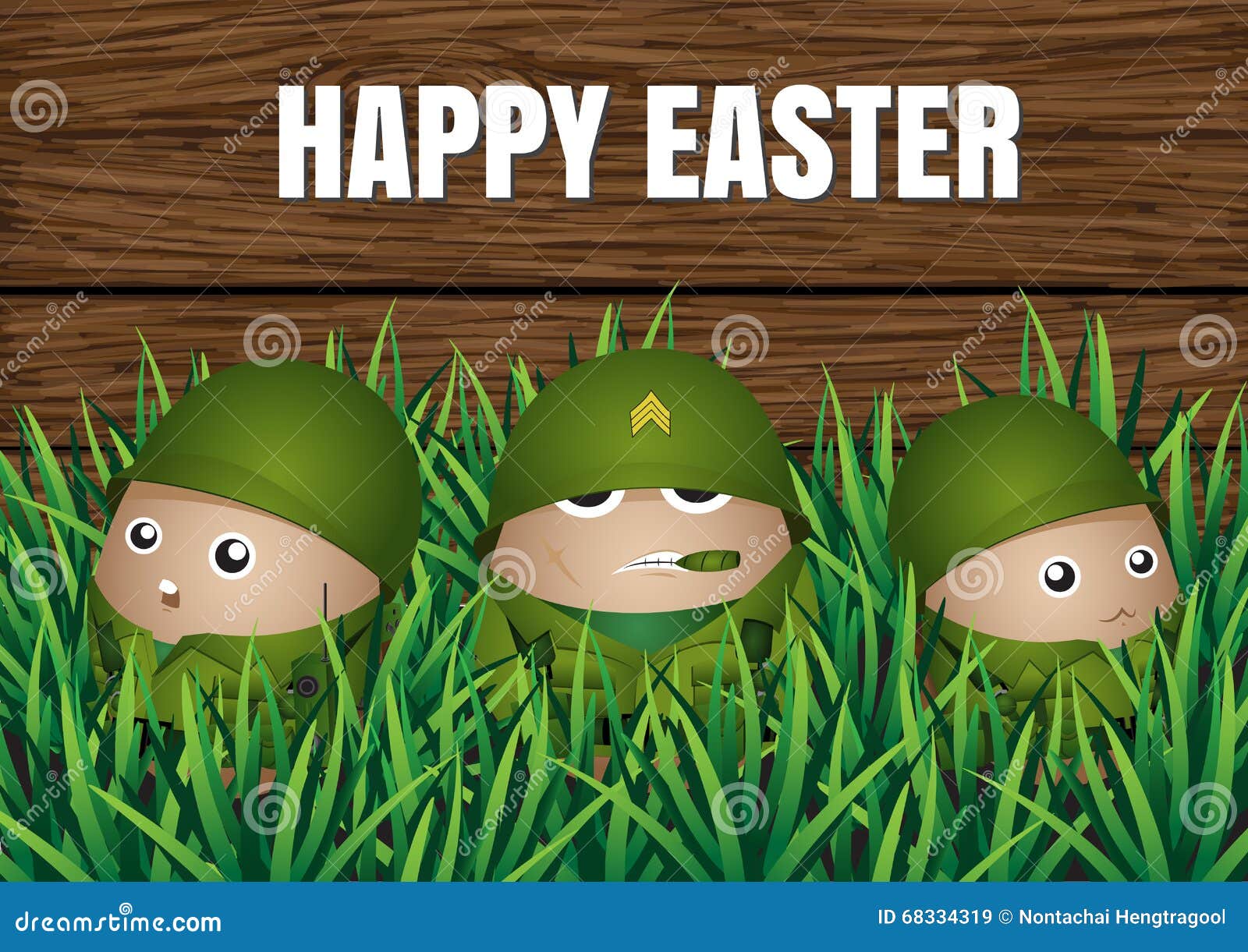 Happy easter stock vector. Illustration of season, border - 68334319