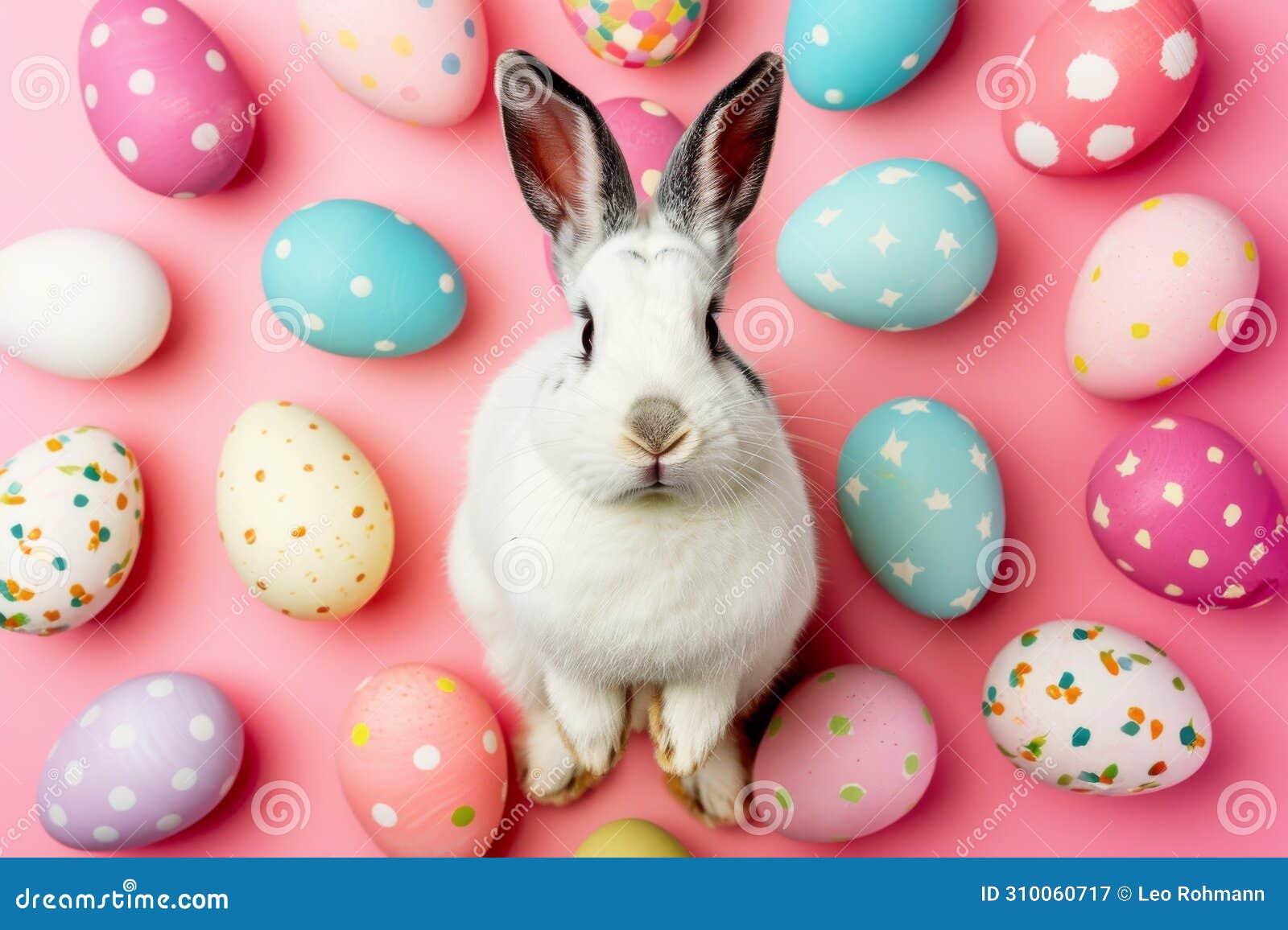 Happy Easter Decorations Eggs Easter Extravaganza Basket. White Orange ...