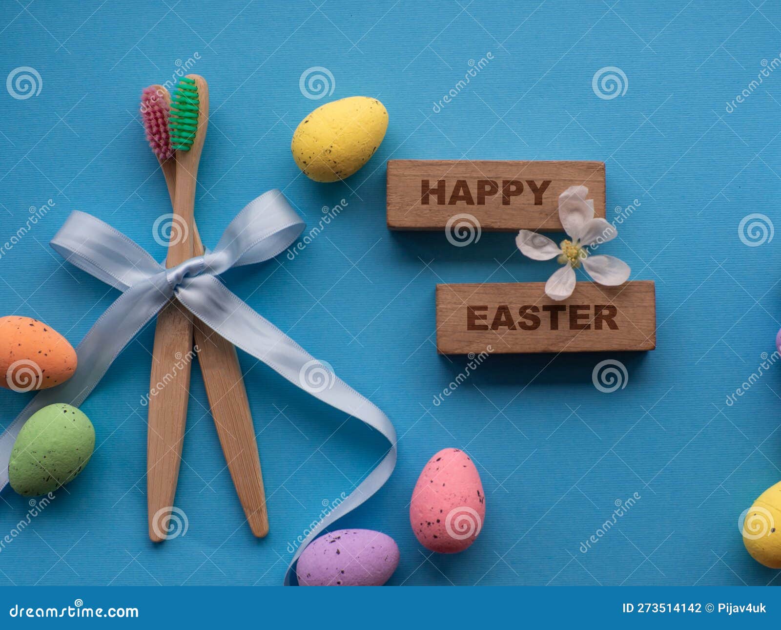 Happy Easter and Dentist Concept Stock Photo - Image of concept, blue ...