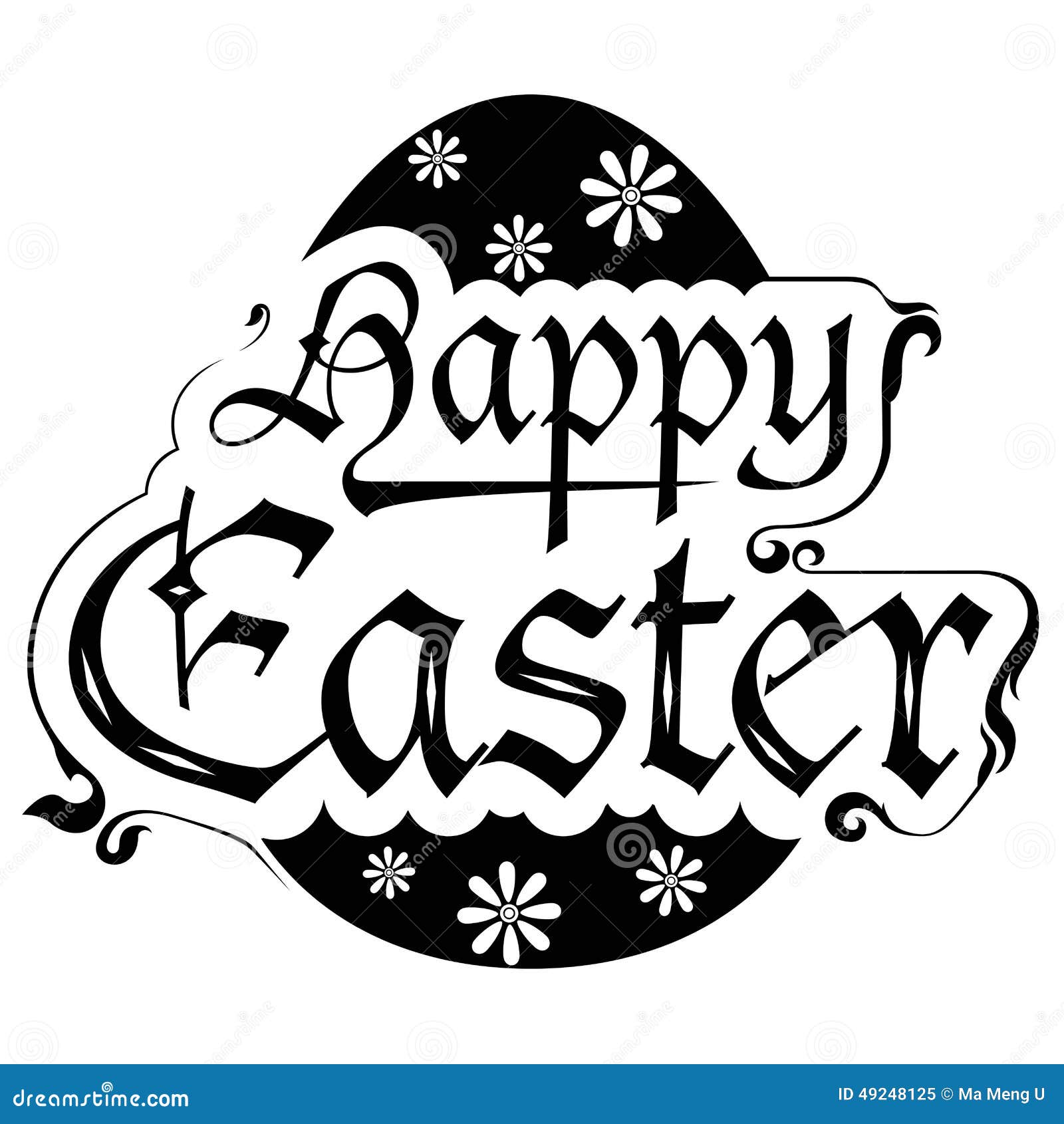 Happy Easter Design Element Stock Vector - Illustration of ideas, label ...