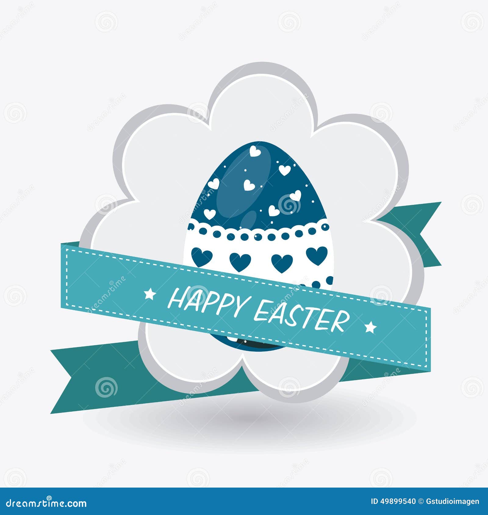 Happy Easter Design, Vector Illustration. Stock Vector - Illustration ...