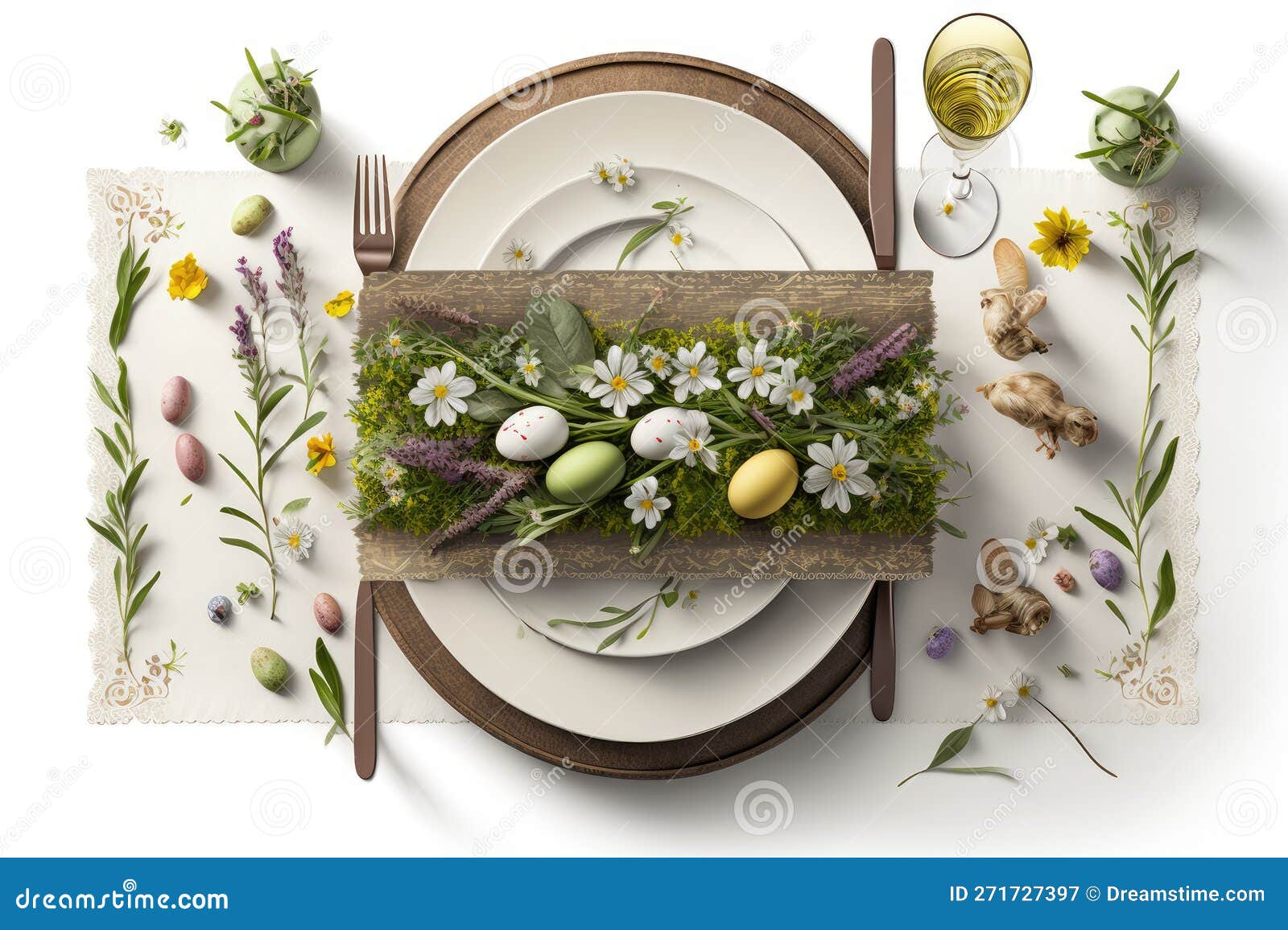 Happy Easter Easter Feast Design Rustic Charm Stock Illustration ...