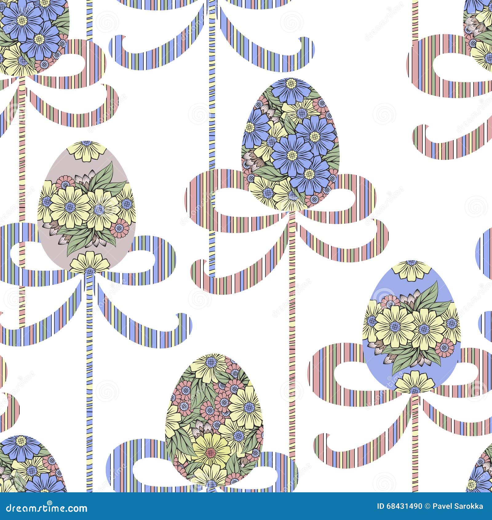 Happy Easter Egg Greeting Card Texture Design Stock Vector ...