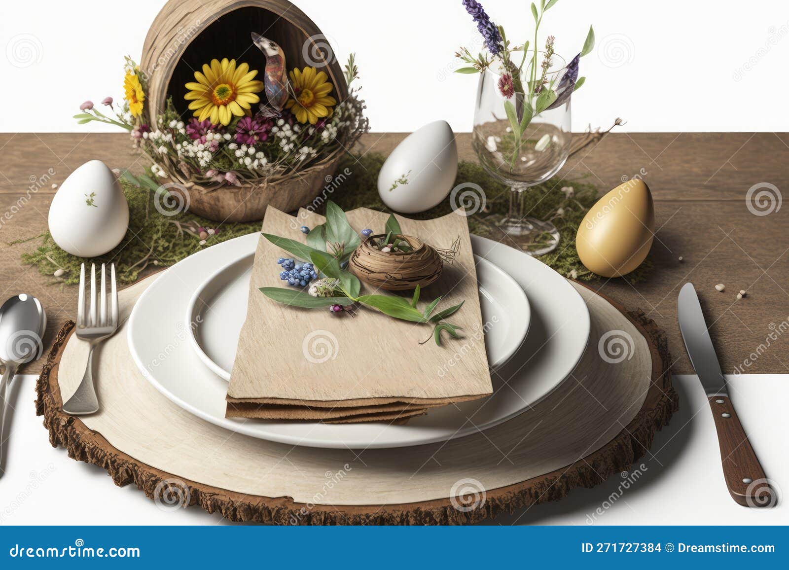 Happy Easter Easter Feast Design Rustic Charm Stock Illustration ...