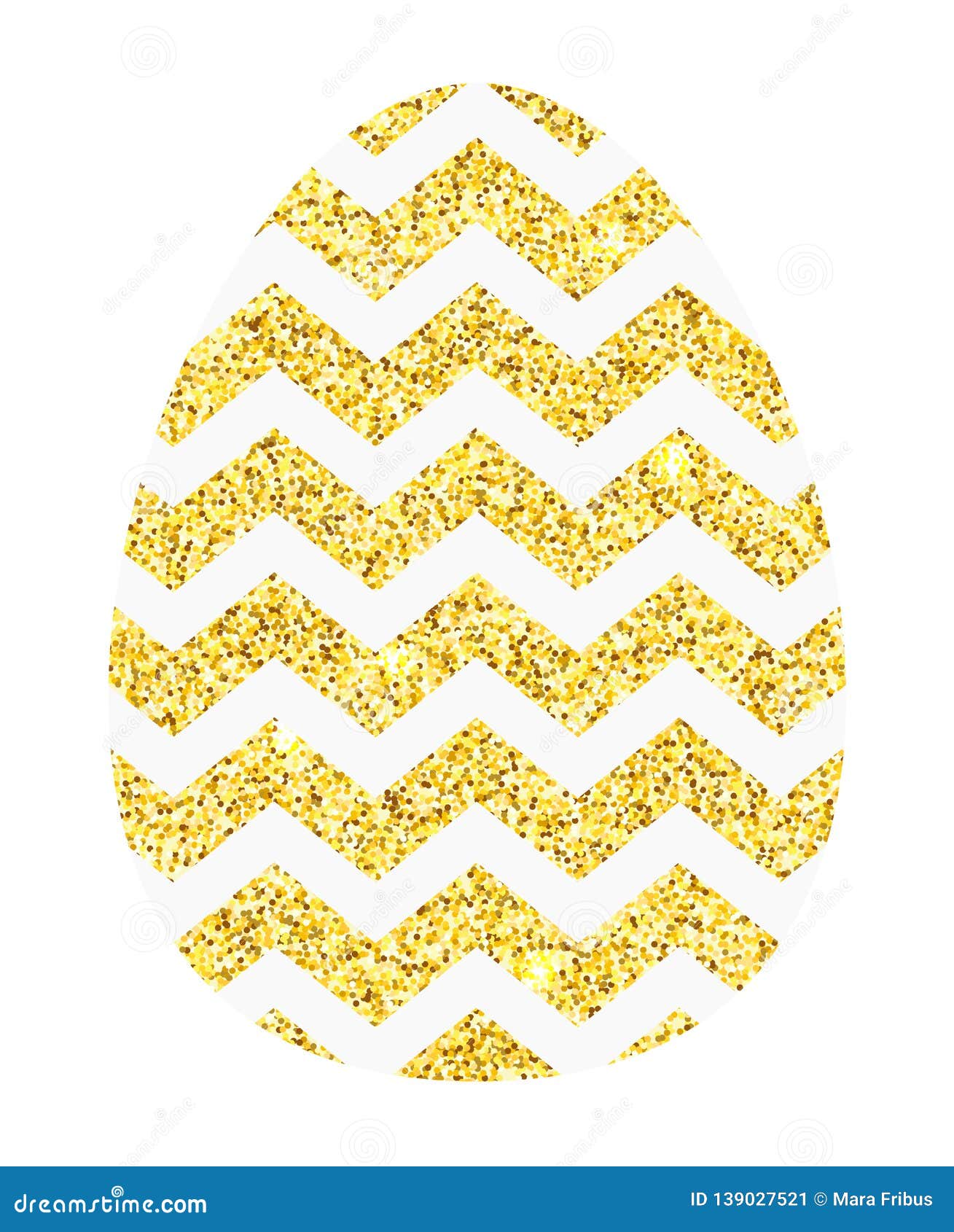 Happy Easter Gold Glitter Greeting Card Stock Vector - Illustration of ...