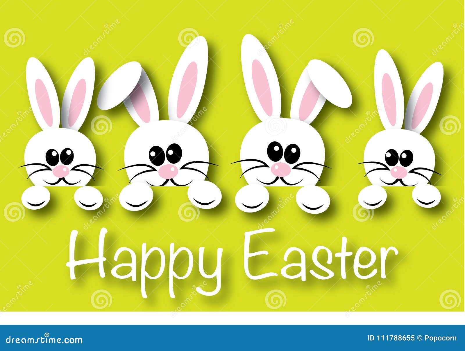 Happy Easter Header Banner or Greeting Card Stock Vector - Illustration ...