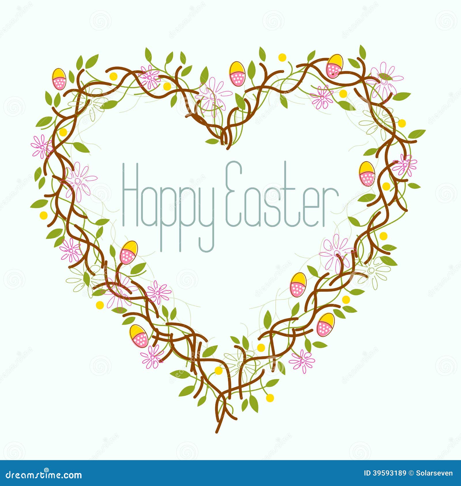 Heart Wreath Leafs Crown Icon Royalty-Free Cartoon | CartoonDealer.com ...