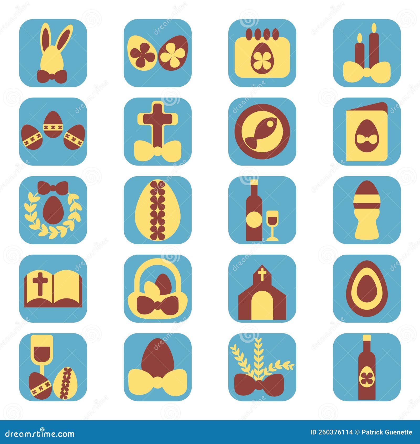 Happy easter, icon stock vector. Illustration of greeting - 260376114